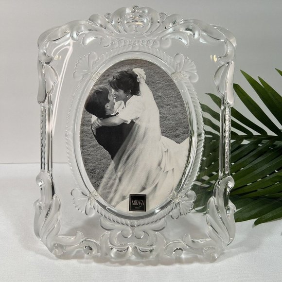 Mikasa | Accents | Mikasa Princess Lead Crystal Picture Frame Holds ...